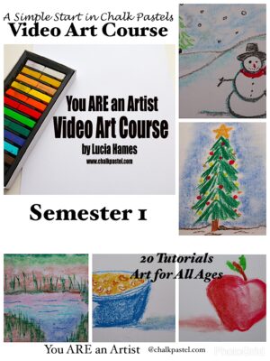 A Simple Start in Chalk Pastels Video Art Course (Semester 1) - You ARE ...