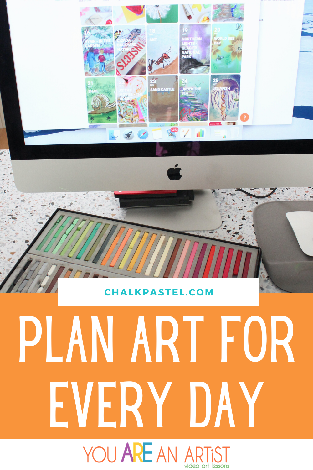 Plan Art For Every Day with the Art Lesson Calendar - You ARE an ARTiST!