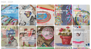Plan Art For Every Day with the Art Lesson Calendar - You ARE an ARTiST!