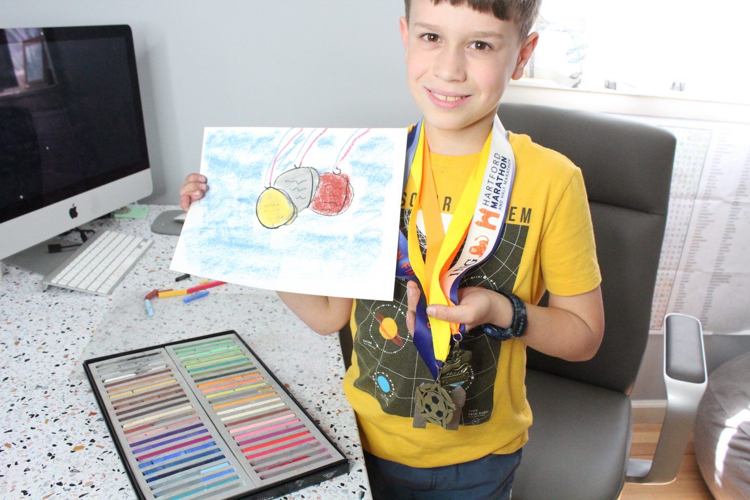 How to Draw an Olympic Torch with Chalk Pastels - You ARE an ARTiST!
