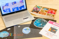 How To Create An Affordable Space Camp At Home With Art for Kids
