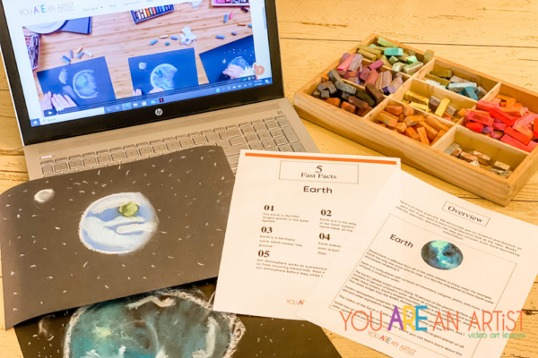 How To Create An Affordable Space Camp At Home With Art for Kids
