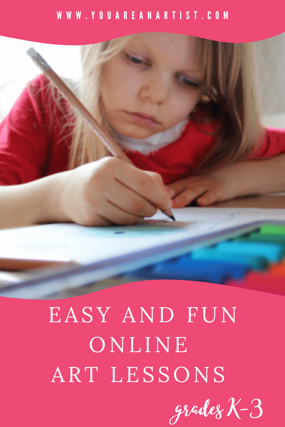 Online Art Lessons Perfect For Grades K-3 - You ARE an ARTiST!