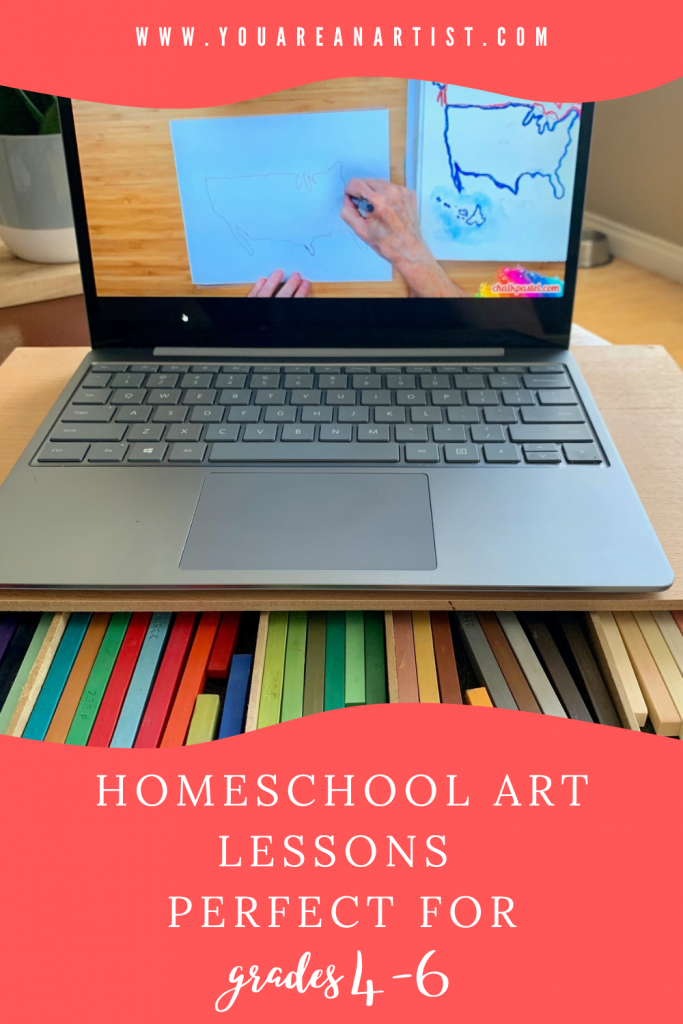 Homeschool Art Lessons Perfect For Grades 4-6 - You ARE an ARTiST!