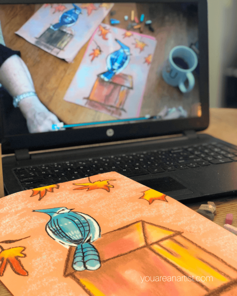 Fall Hygge Homeschool Art Lessons - You ARE an ARTiST!