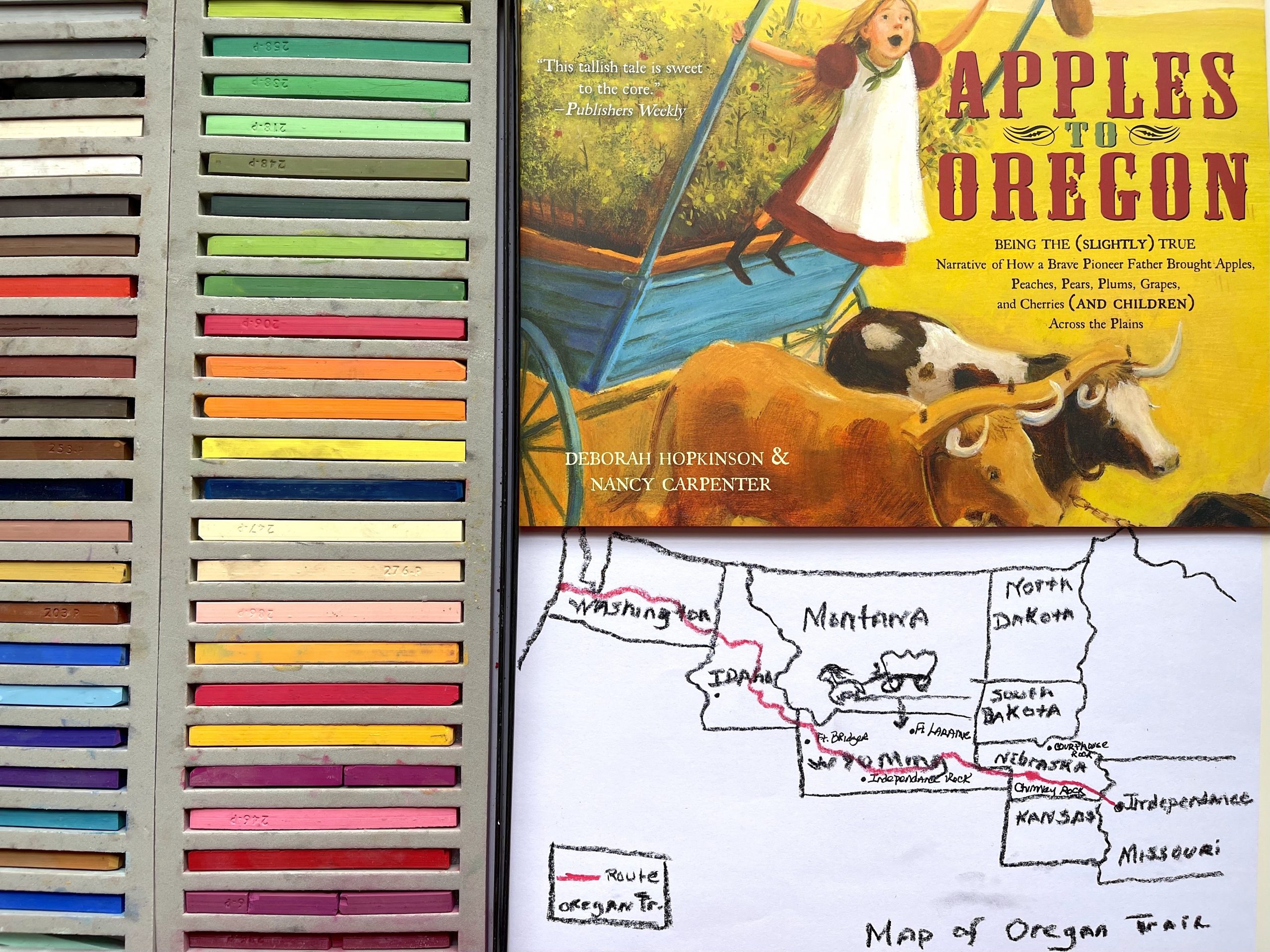 Oregon Trail Map - You ARE an ARTiST!