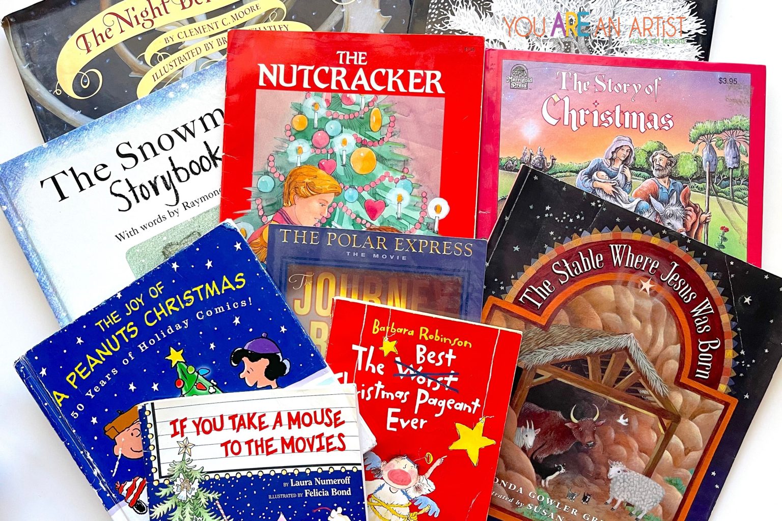 Ultimate List of Christmas Homeschool Art Lessons - You ARE an ARTiST!