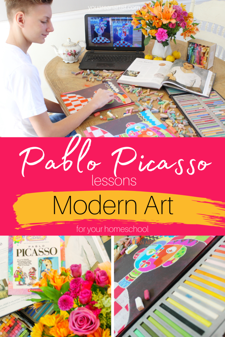 Famous Artist Pablo Picasso Homeschool Study - You ARE an ARTiST!