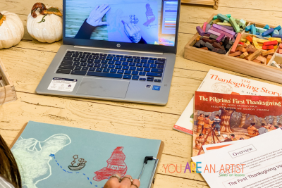 Thanksgiving Homeschool Lessons: Draw Your Way Through The Story