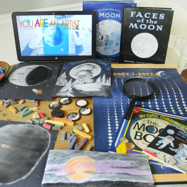 This Homeschool Moon Unit Study Is Out Of This World - You ARE an ARTiST!