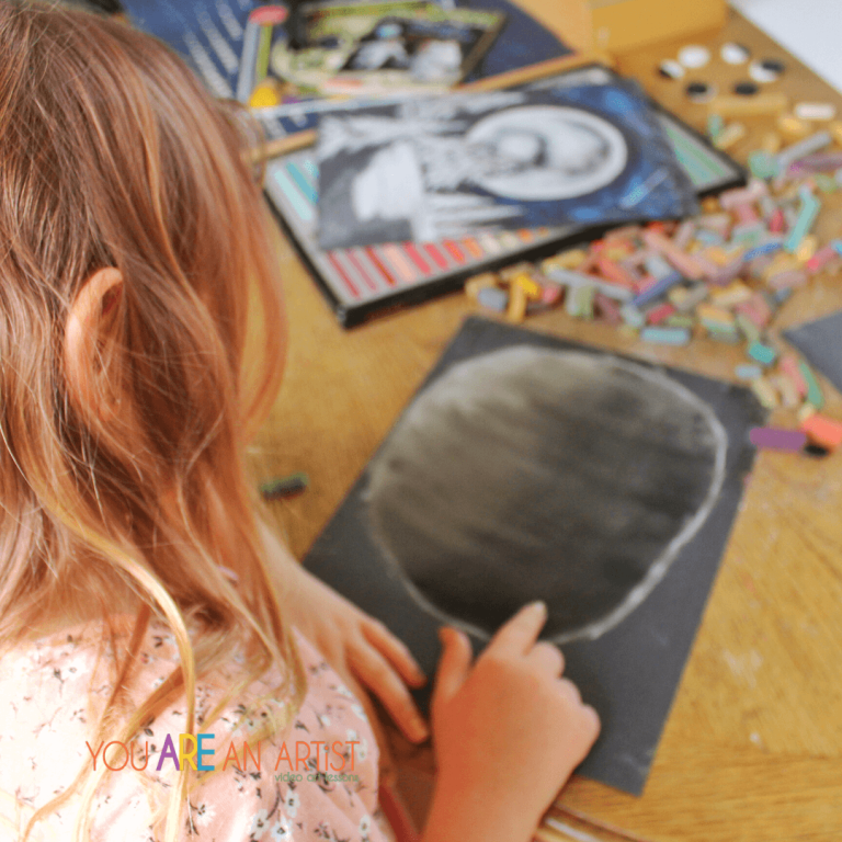 This Homeschool Moon Unit Study Is Out Of This World - You ARE an ARTiST!