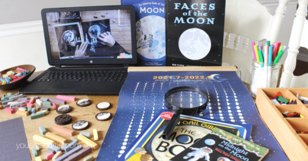 This Homeschool Moon Unit Study Is Out Of This World - You ARE an ARTiST!