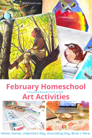 February Homeschool Art Activities You Will Love - You ARE an ARTiST!