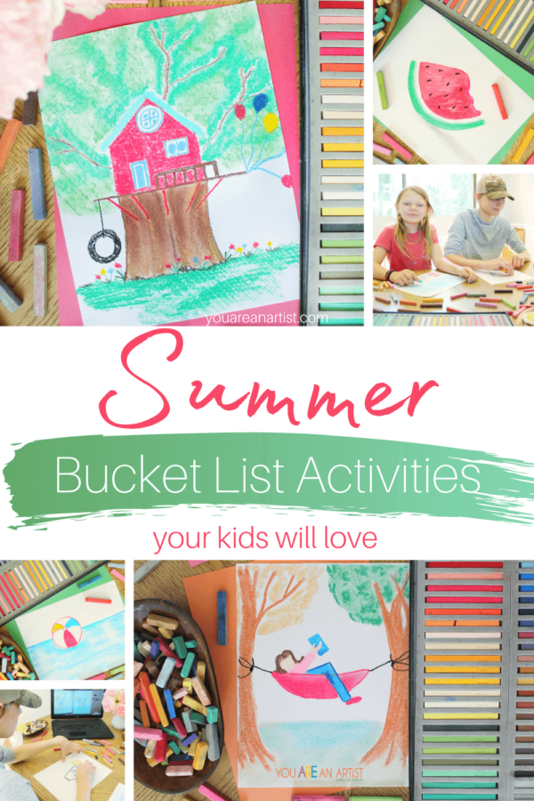 Summer Bucket List Activities Your Kids Will Love - You ARE an ARTiST!