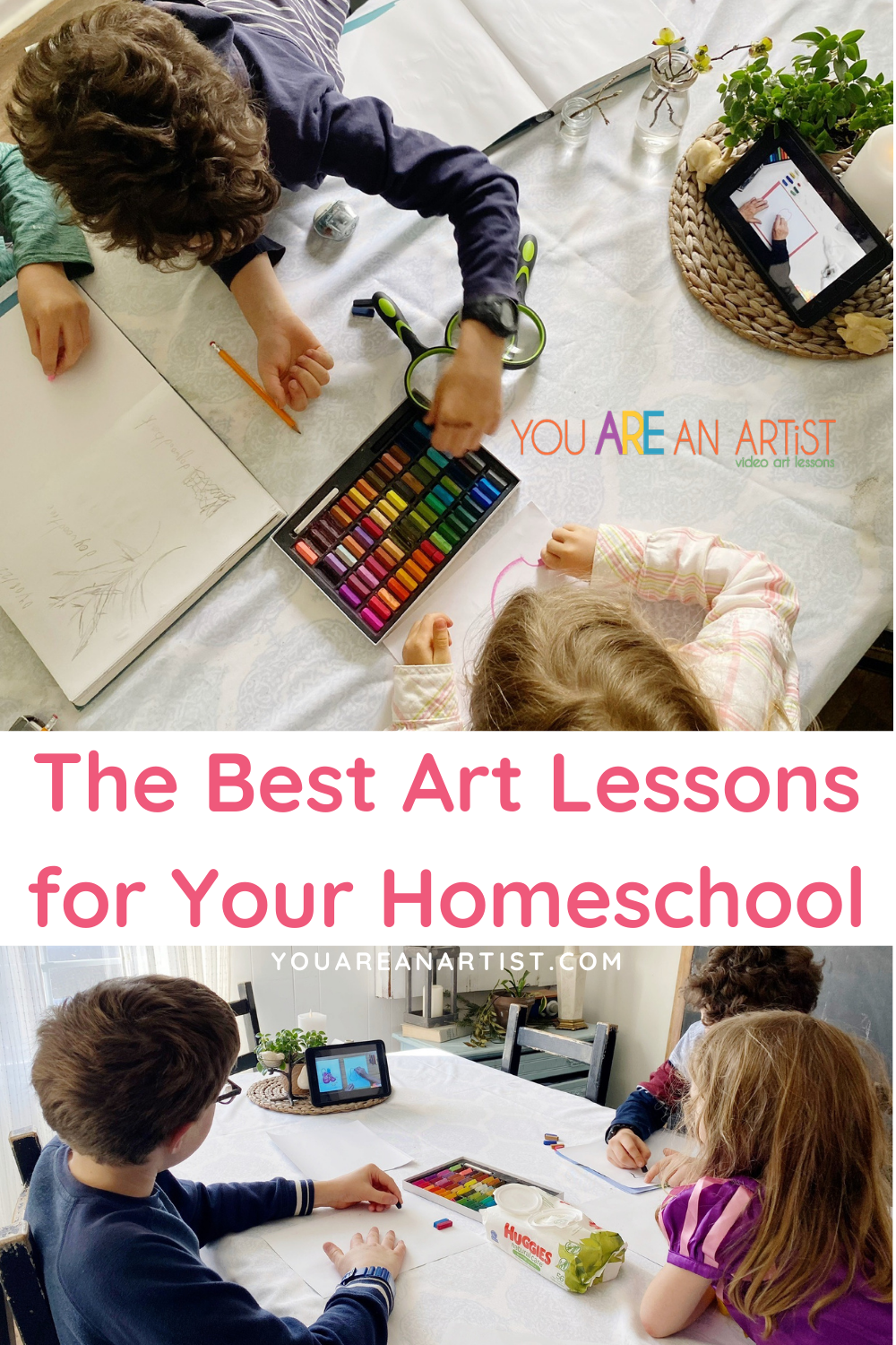 The Best Art Lessons for Homeschool Families - You ARE an ARTiST!