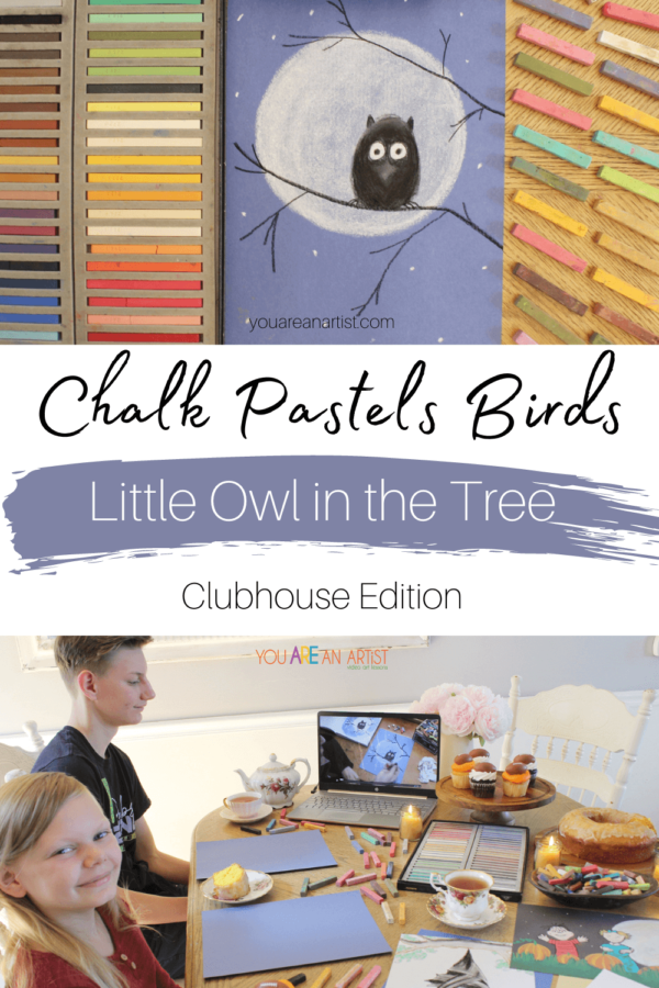 Little Owl Video Art Lesson for Your Homeschool - You ARE an ARTiST!