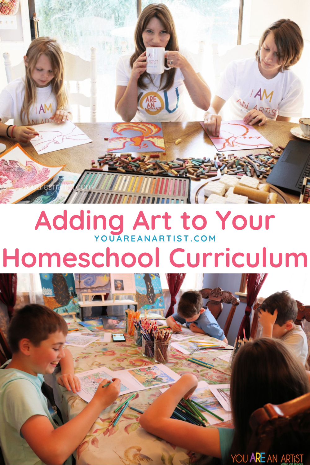 Adding Art To Your Homeschool Curriculum - You ARE an ARTiST!