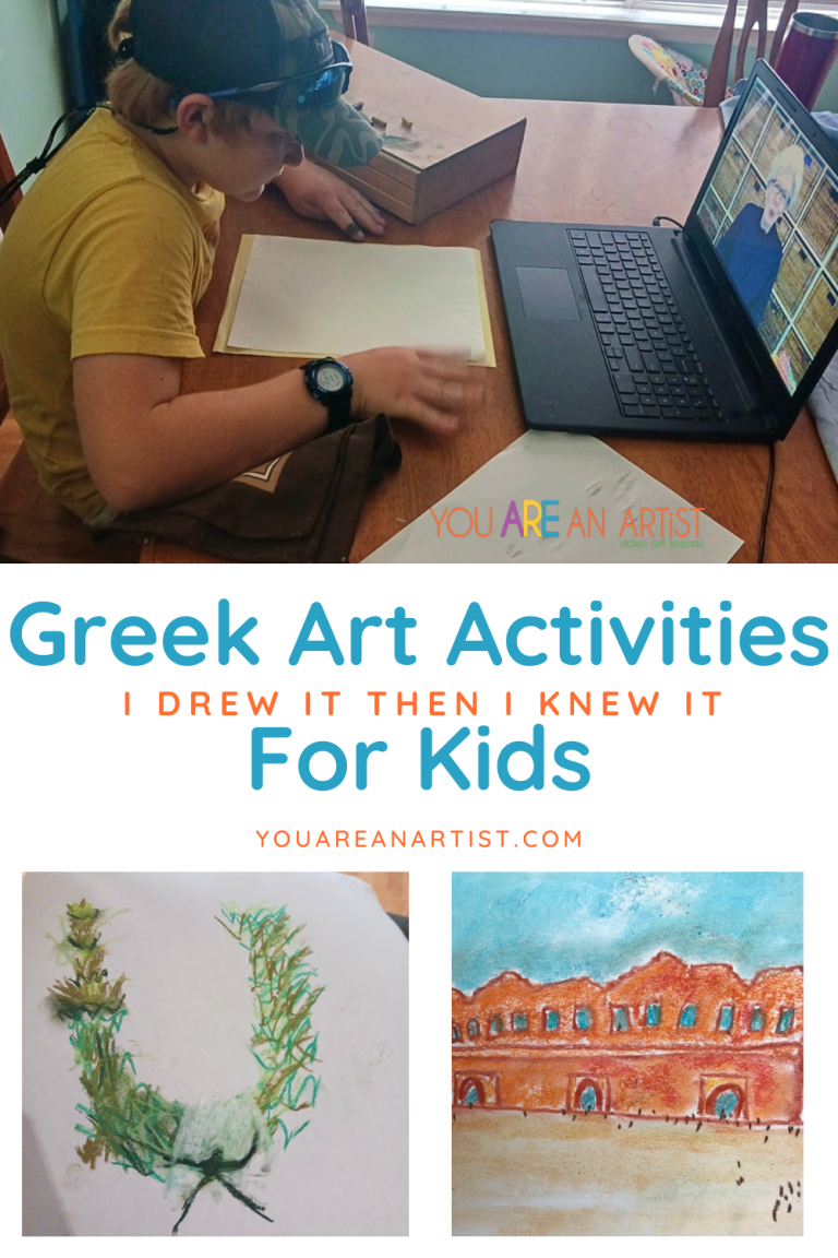 Greek Art Activities for Kids - You ARE an ARTiST!