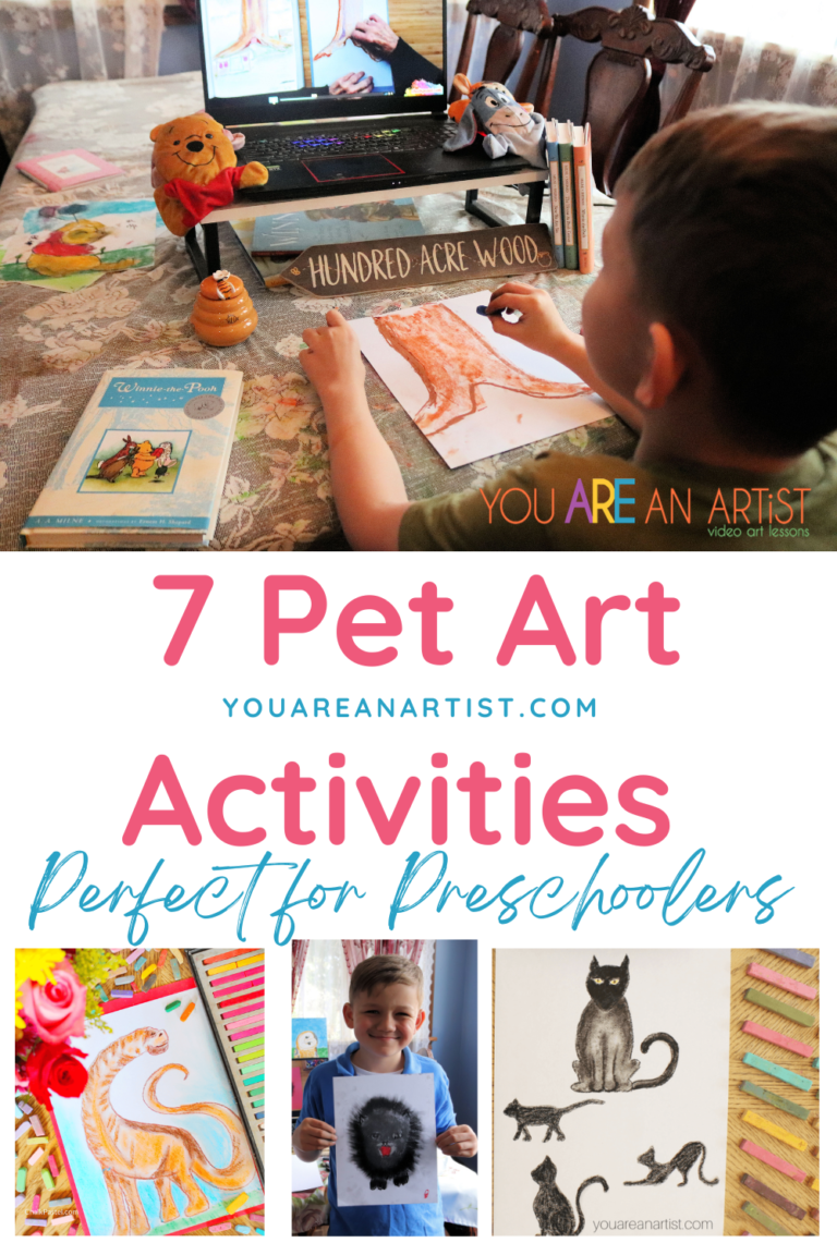 7 Pet Art Activities Perfect For Preschoolers - You ARE an ARTiST!