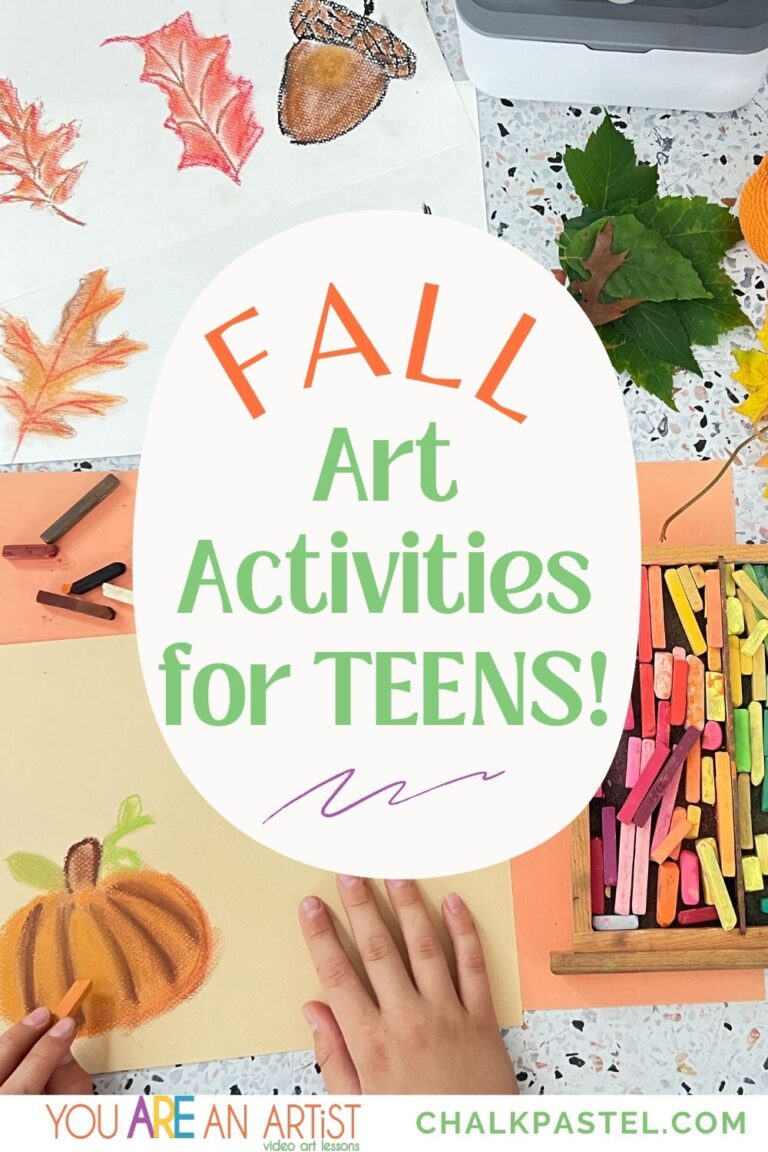 Fall Art Activities for Teens - You ARE an ARTiST!