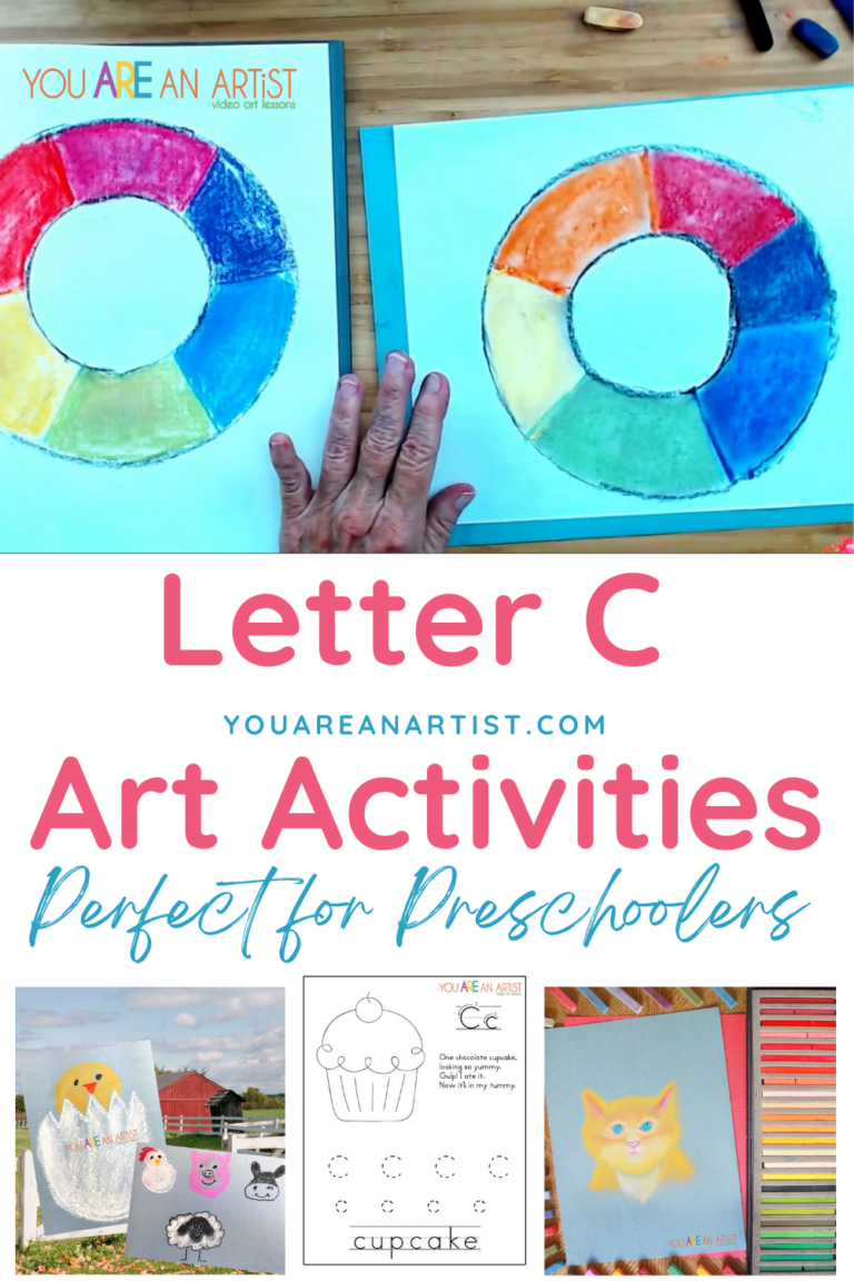 Letter C Art Activities for Preschool - You ARE an ARTiST!