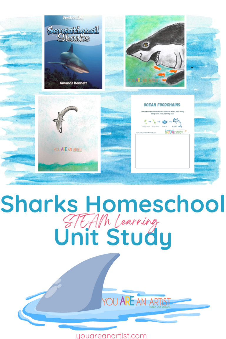 Sharks Homeschool Unit Study Bundle - You ARE an ARTiST!